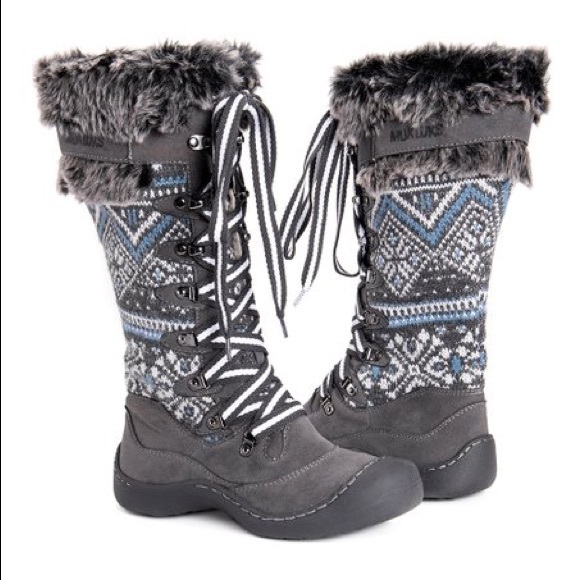 Muk Luks | Shoes | Muk Luks Gwen Faux Fur Lined Snow Boot | Poshmark